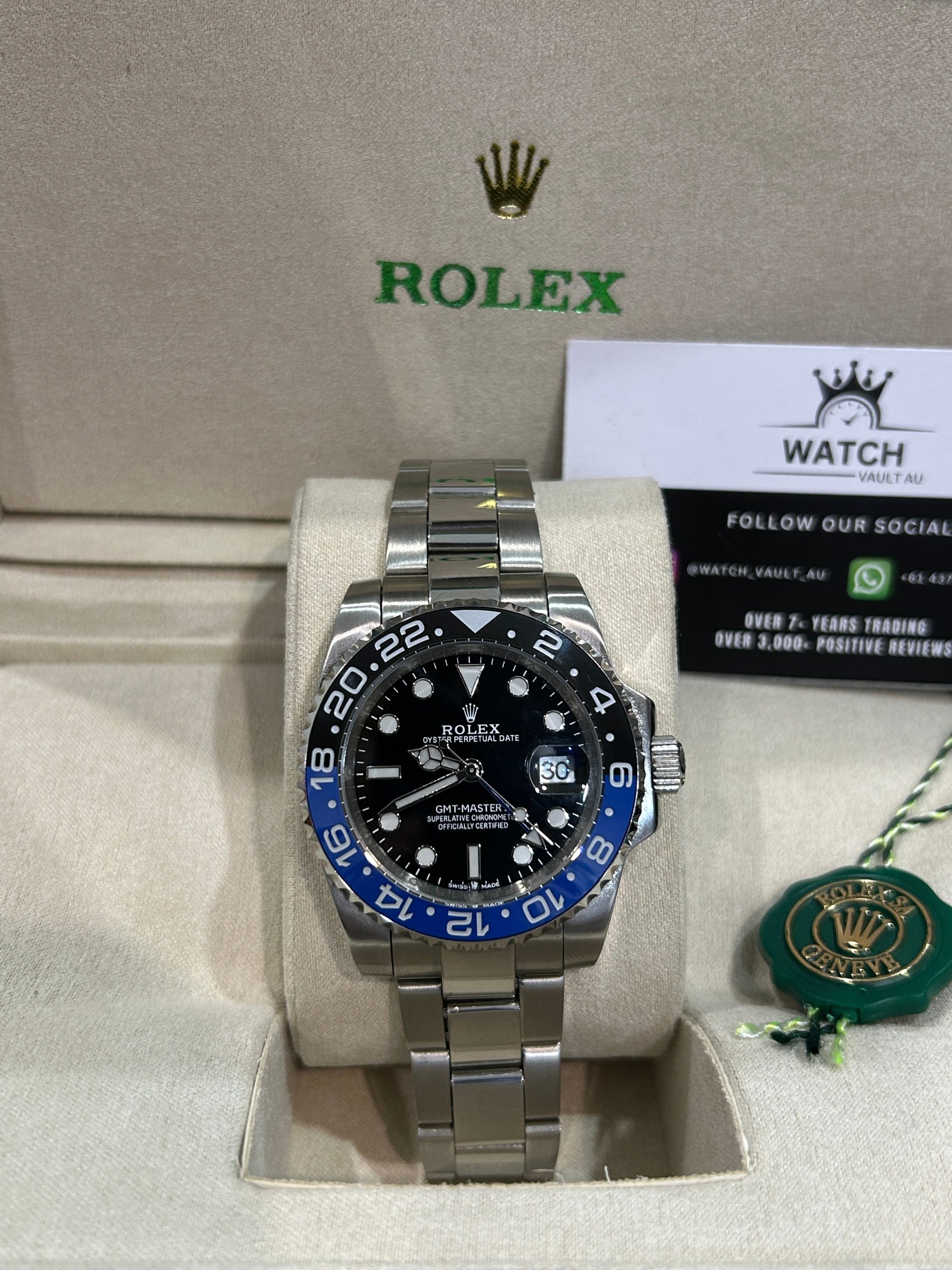 Rolex GMT-Master II - Batman - Watch Vault AU
